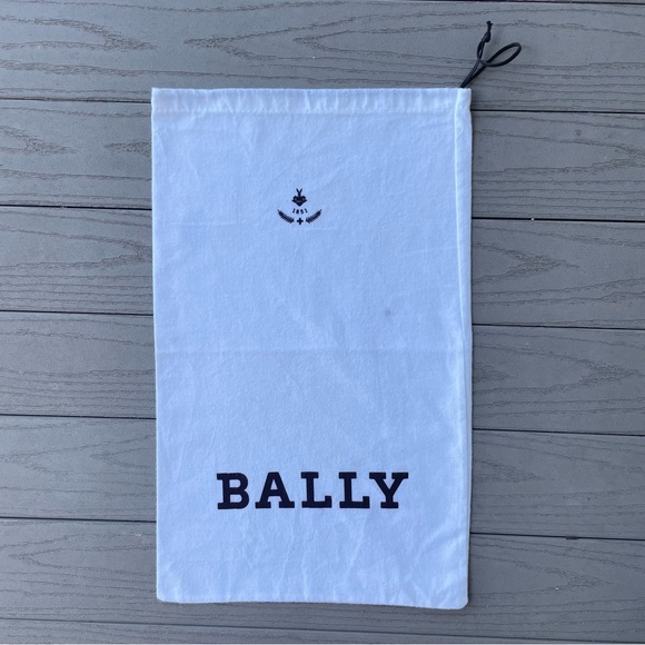 Bally | Bags | Bally Switzerland White Flannel Dust Bag For Shoes Or ...